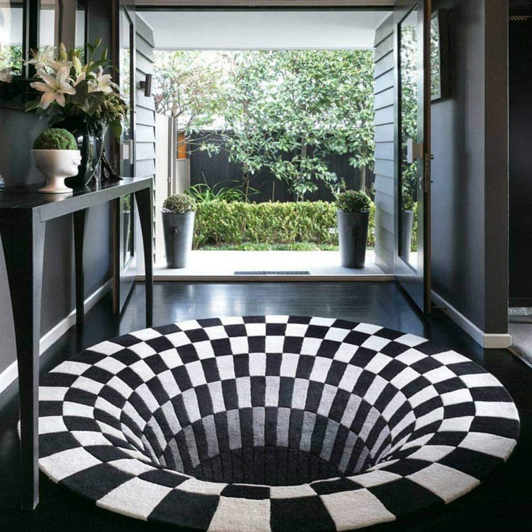 Vortex Rug™ - Handcrafted 3D Illusion House Rug– Silky decor