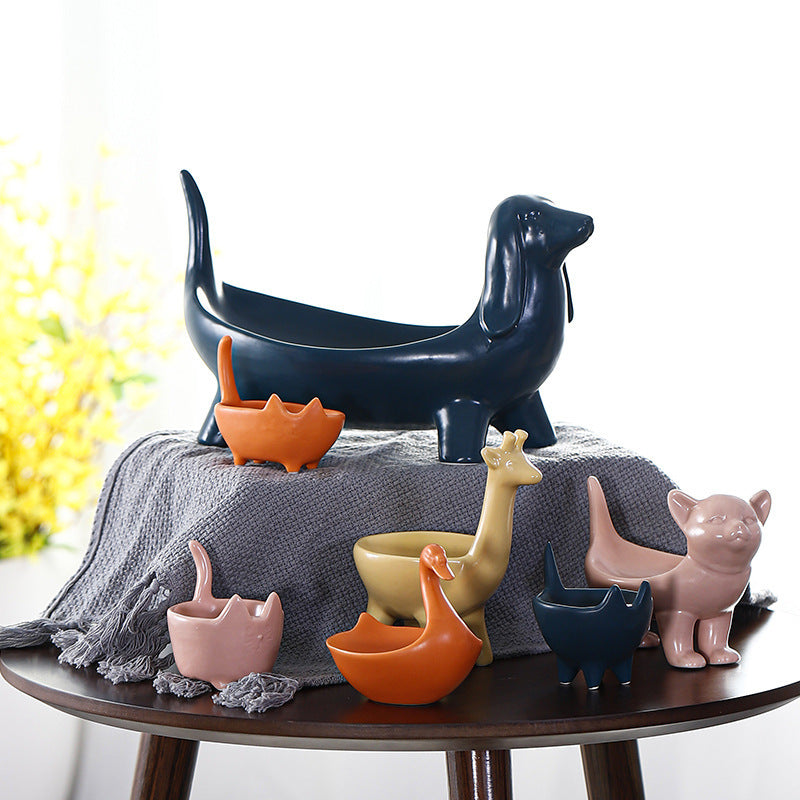 Ceramic Animal Shaped Bowl– Silky decor