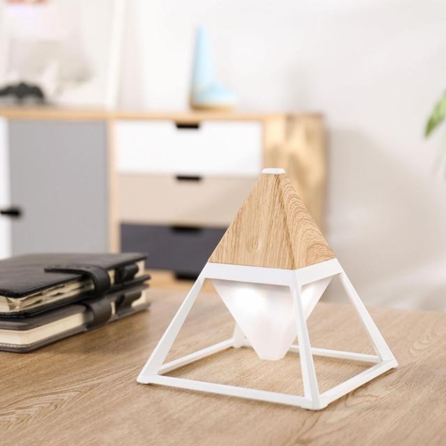 Paak - Dimmable Pyramid Bedside Lamp– Silky decor