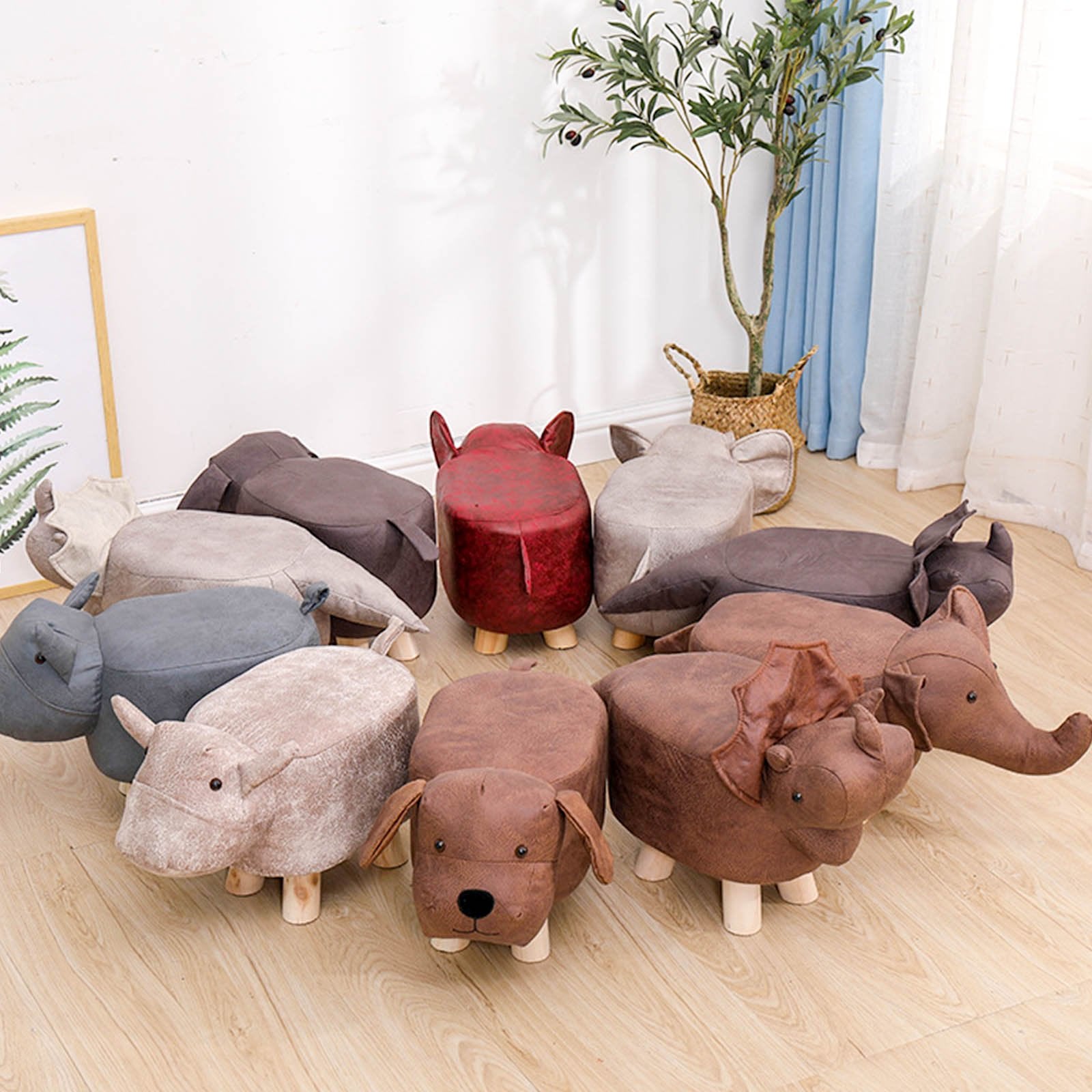 Creative Kids Animal Stool– Silky decor