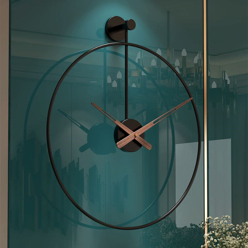 Modern Large Ring Wall Clock– Silky decor