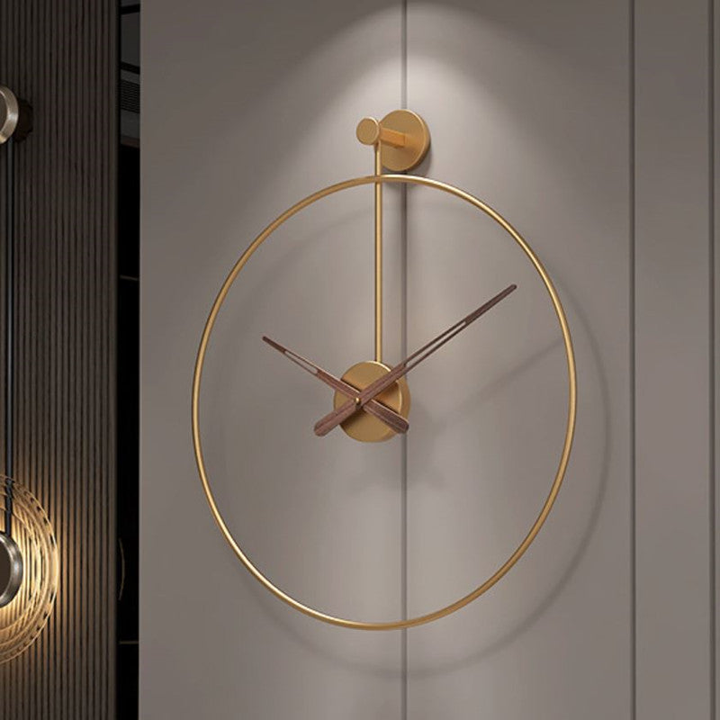 Modern Large Ring Wall Clock– Silky decor