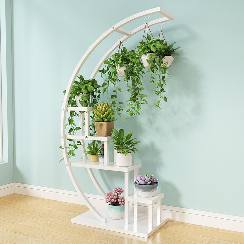 Elise - Decorative Crescent Plant Stand– Silky decor