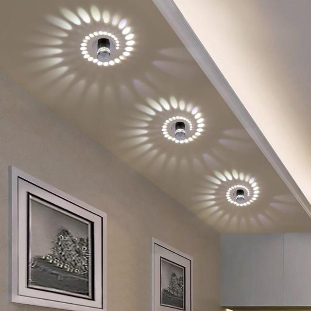 Kalene - Modern LED Spiral Ceiling Light– Silky decor