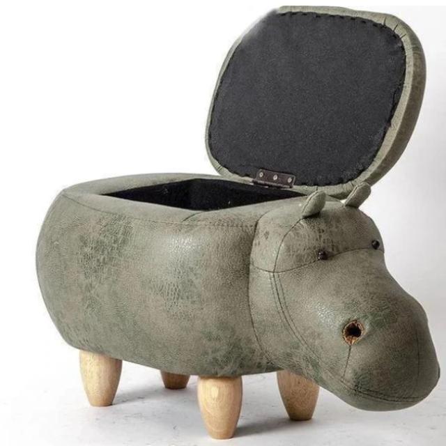 Dondi - Beautiful Hippo Storage Stool– Silky decor