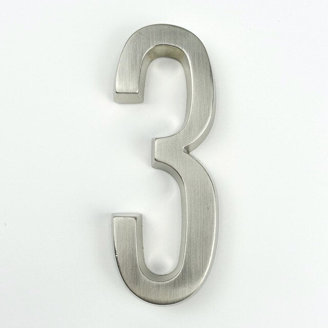 Nummer - Modern House Numbers– Silky decor