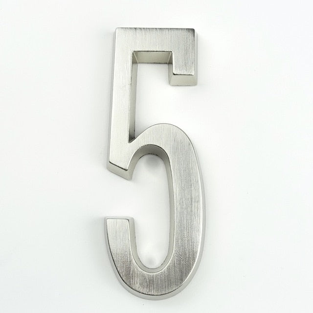 Nummer - Modern House Numbers– Silky decor