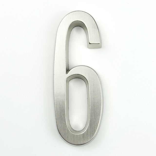 Nummer - Modern House Numbers– Silky decor