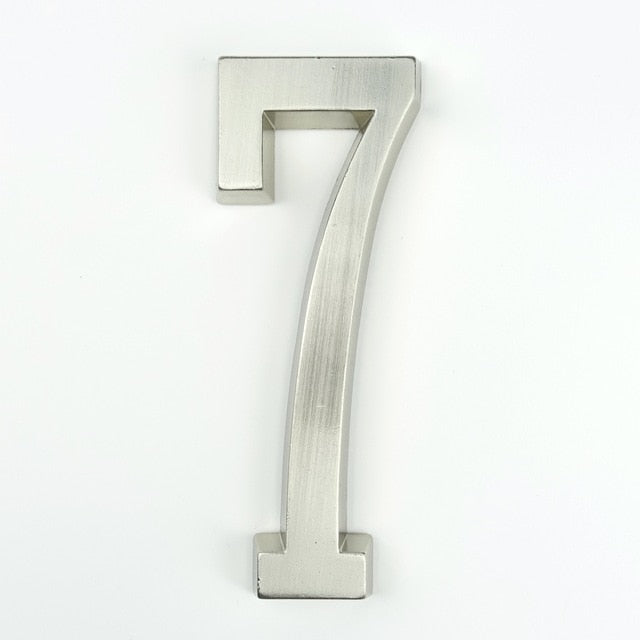 Nummer - Modern House Numbers– Silky decor