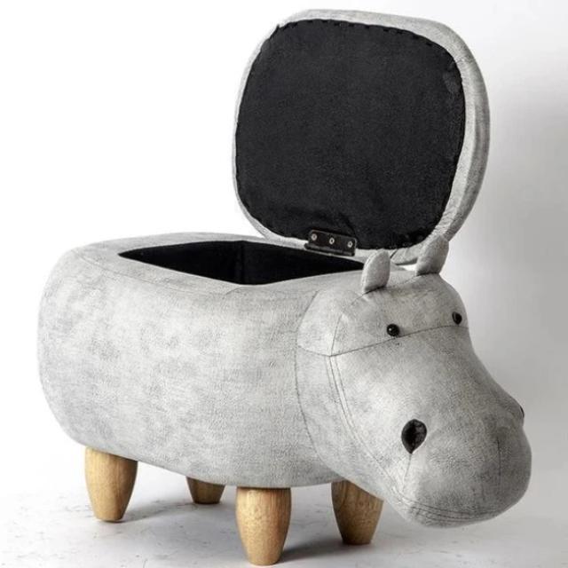Dondi - Beautiful Hippo Storage Stool– Silky decor